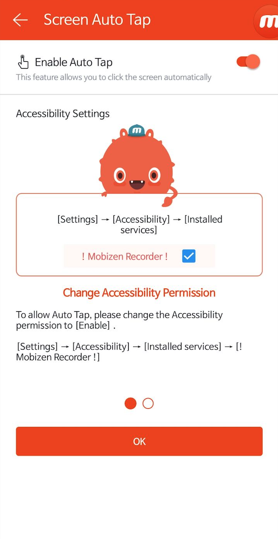 ทำไมต้องตั้งค่าสิทธิ์การเข้าถึง? – Mobizen Recorder Support