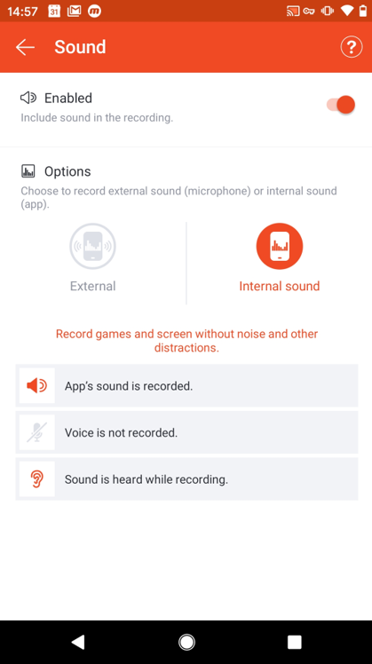 How to record 'Internal sound'(Android 10 or later) – Mobizen Recorder Support